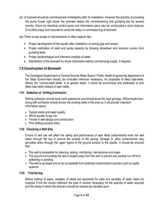 Tubewell guideline(1) | PDF