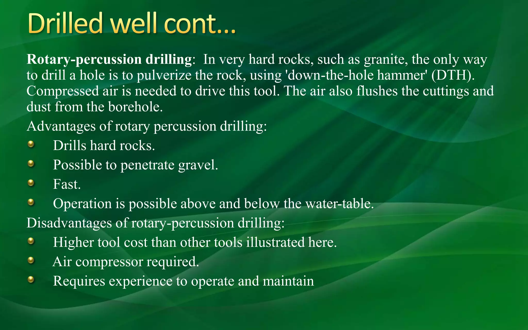 Tube wells and their design | PPTX