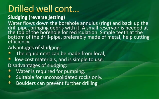 Tube wells and their design | PPTX | Geology | Science