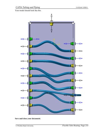 Tubing and piping tutorial CATIA | PDF