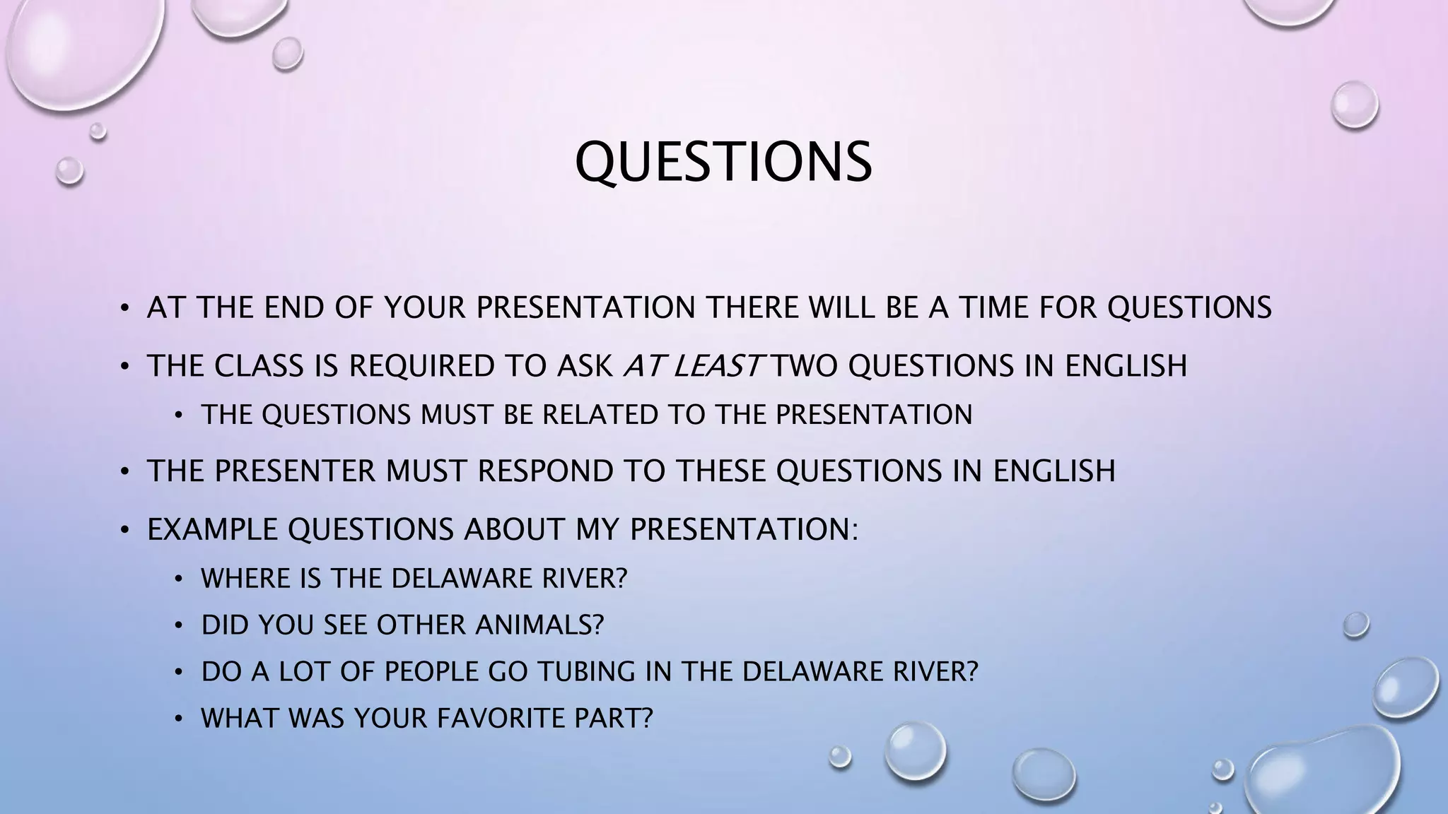 Tubing down the Delaware river.pptx