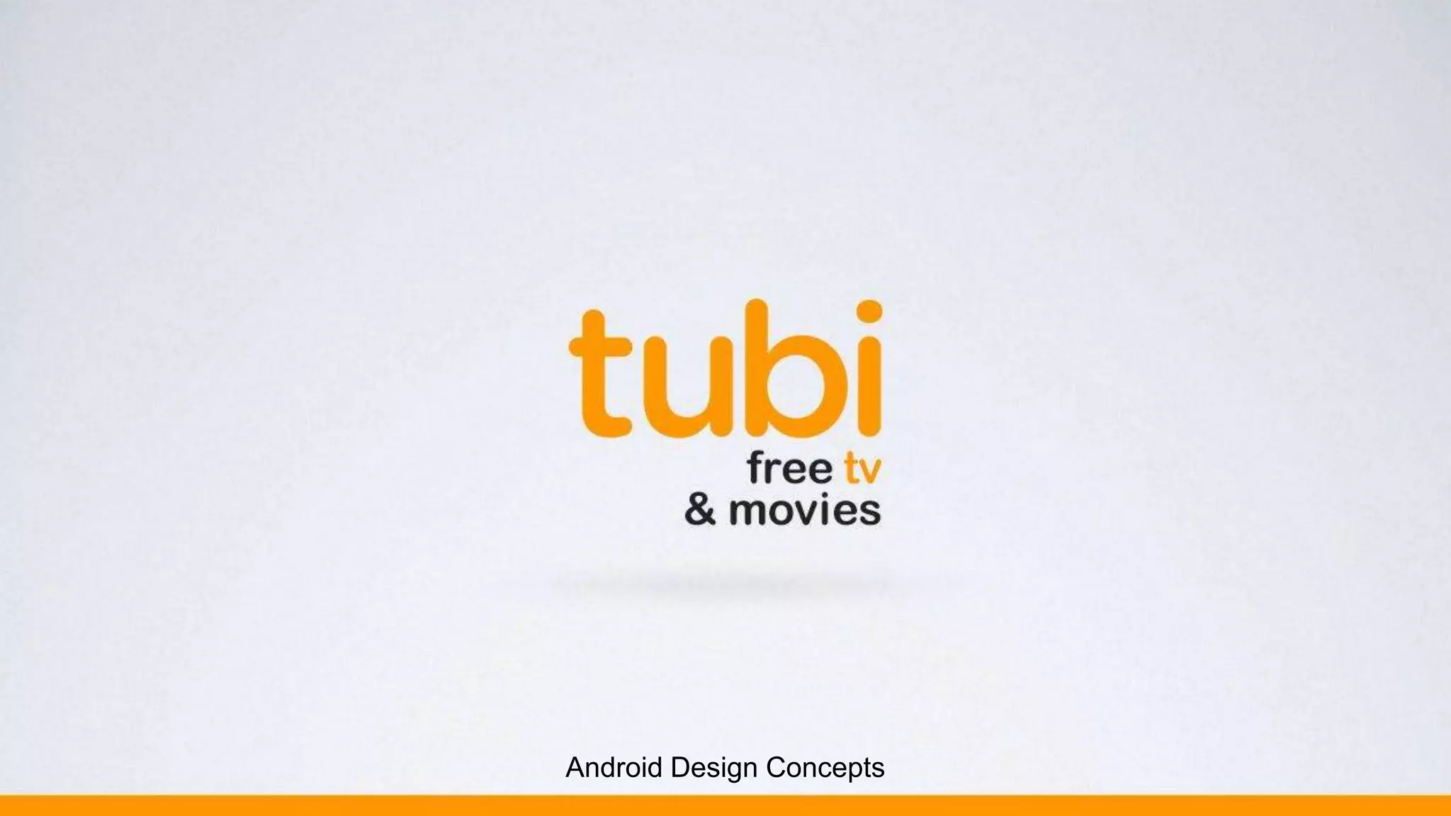 Tubi tv mobile designs | PPTX