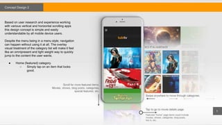 Tubi tv mobile designs | PPTX