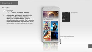 Tubi tv mobile designs | PPTX