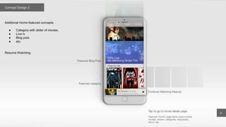 Tubi tv mobile designs | PPTX