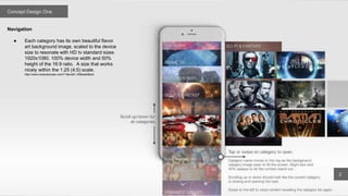 Tubi tv mobile designs | PPTX