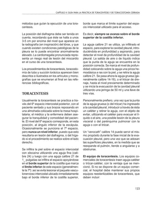colocacion de tubo de torax documento de texto | PDF