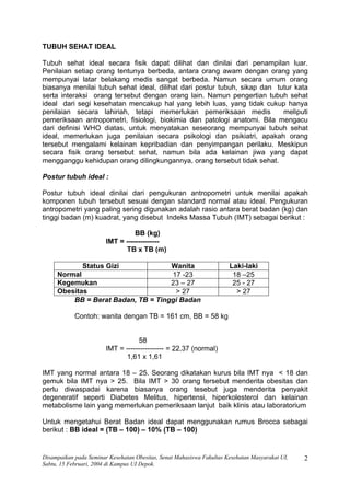 Tubuh ideal-sehat | PDF