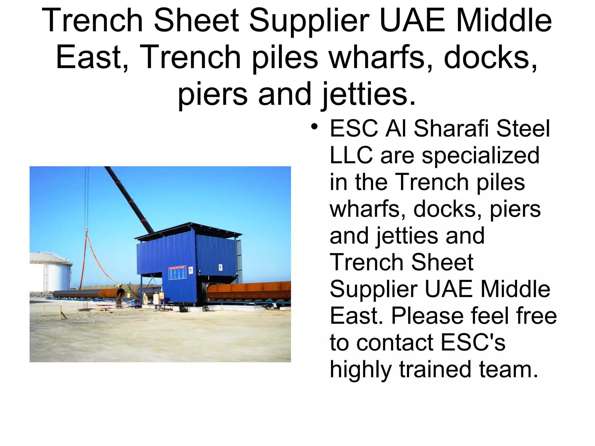 Tubular combi wall systems, tubular piles suppliers uae | PPT