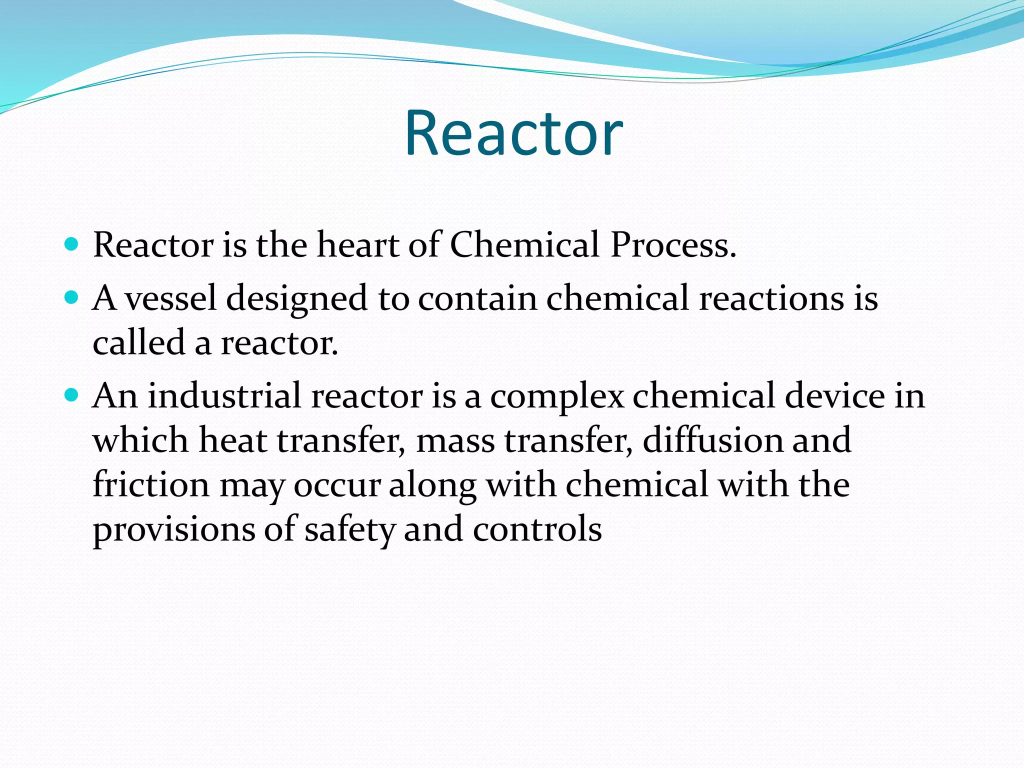 Tubular reactor | PPTX