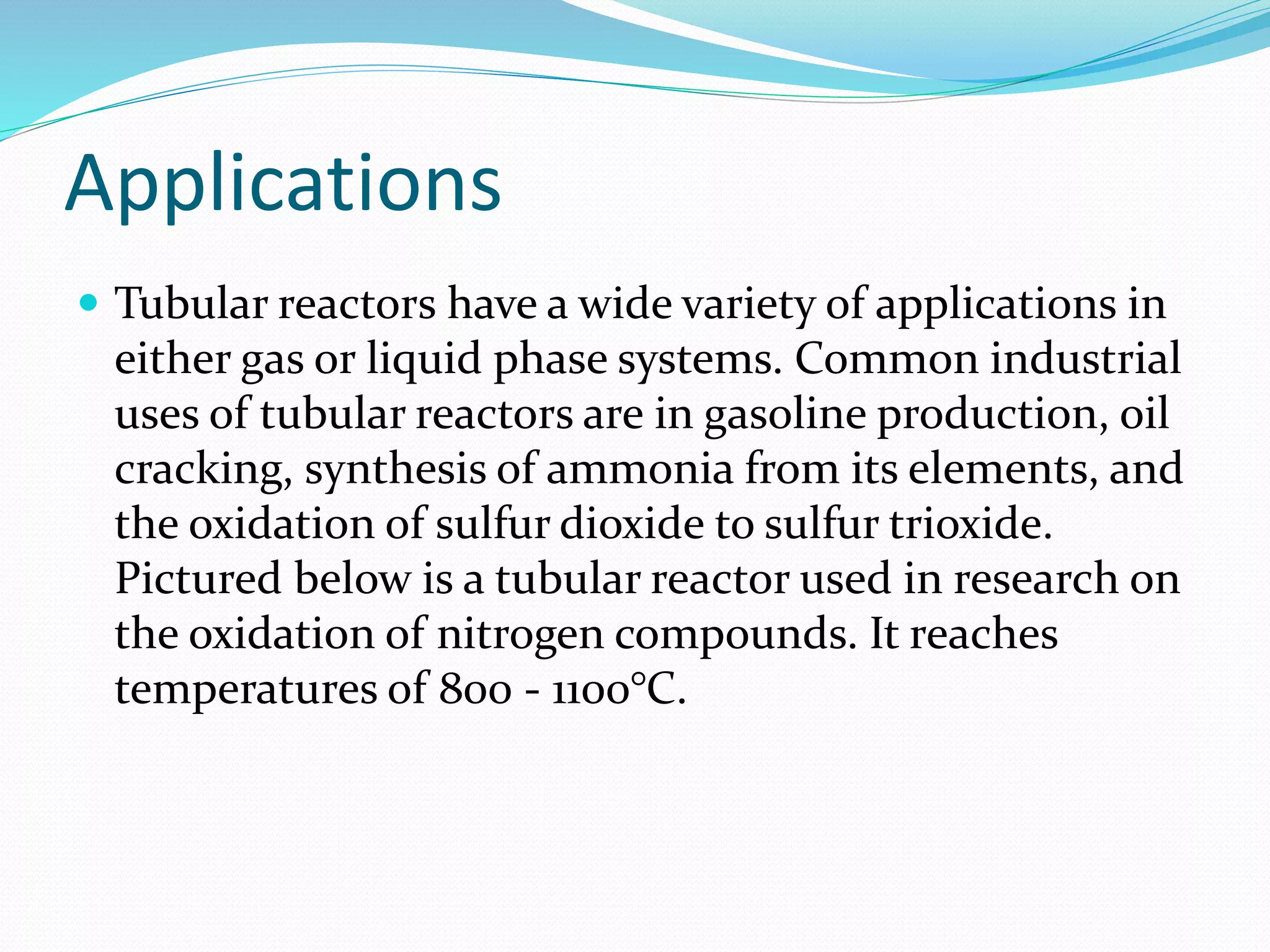 Tubular reactor | PPTX