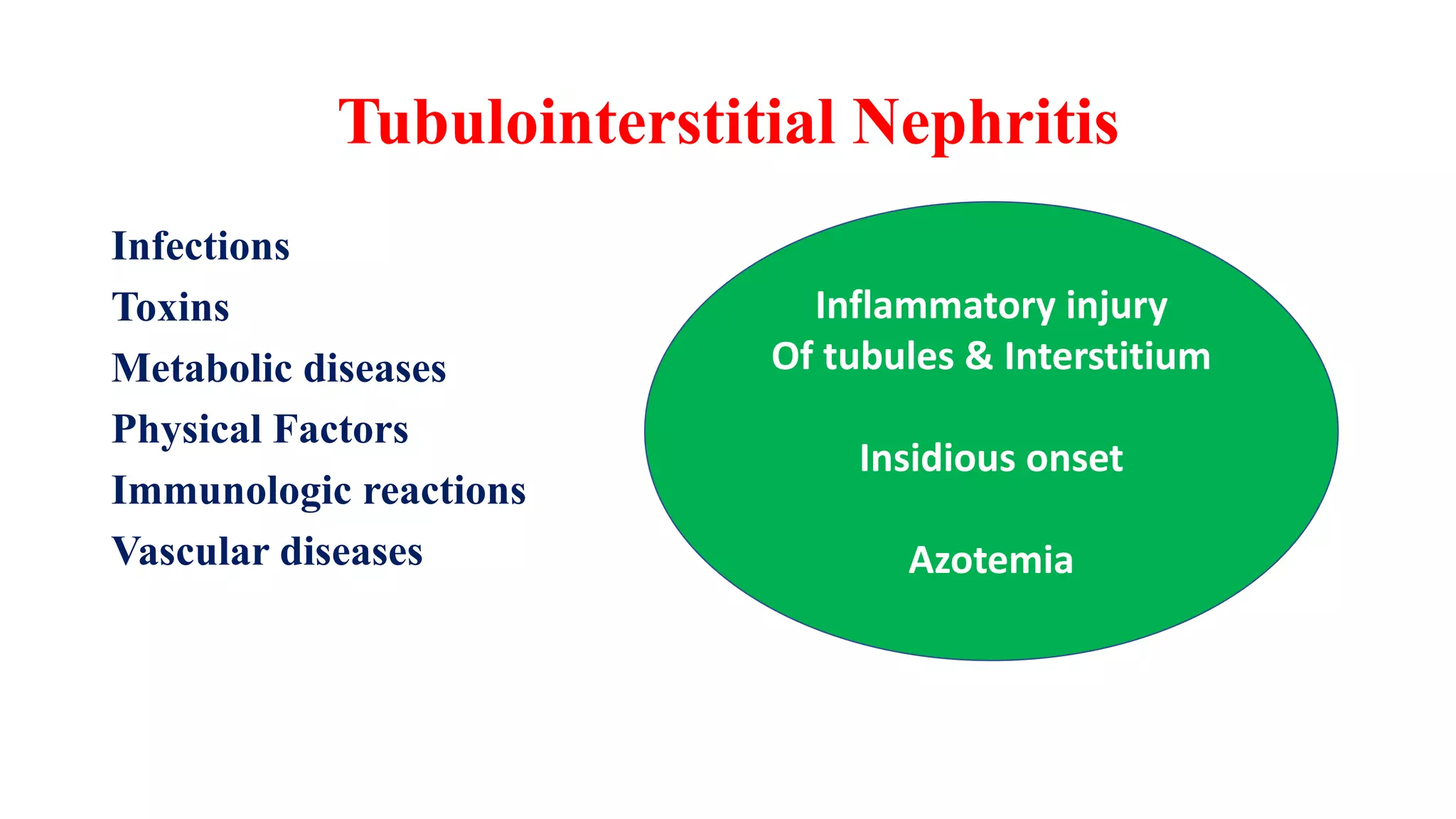 Tubulointerstitial diseases | PPTX