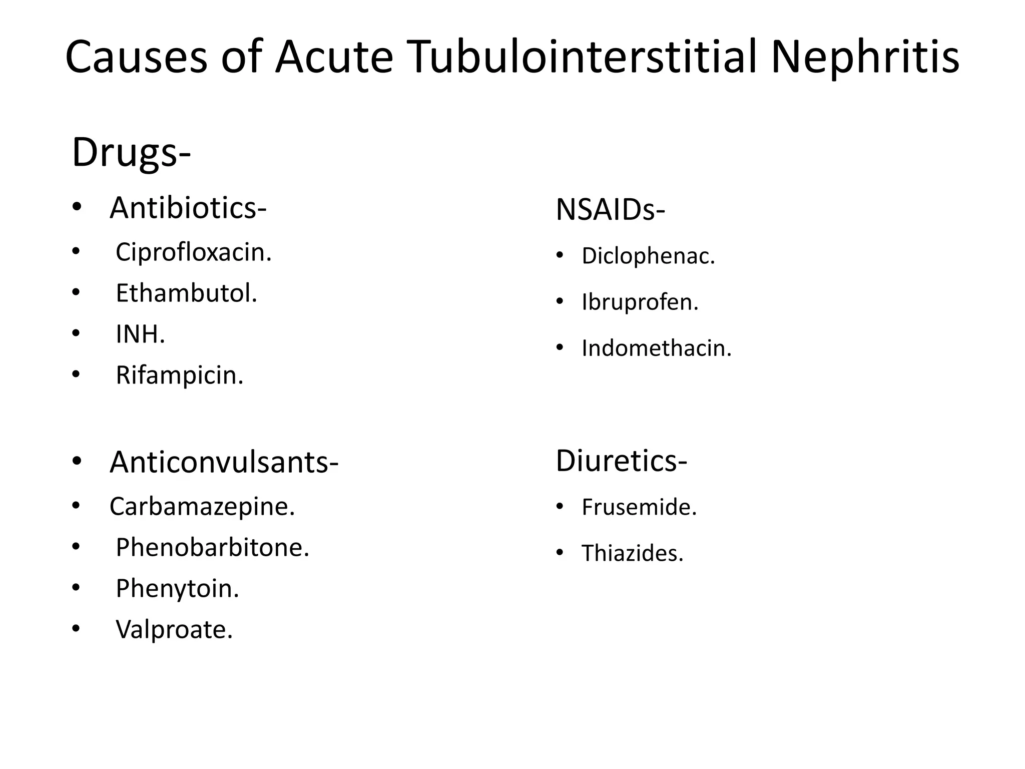 Tubulointerstitial nephritis | PPTX