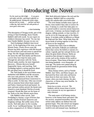 Tuck evelasting guide | PDF