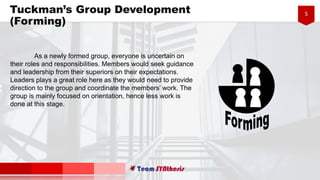 Tuckman's group development (Forming) | PPTX