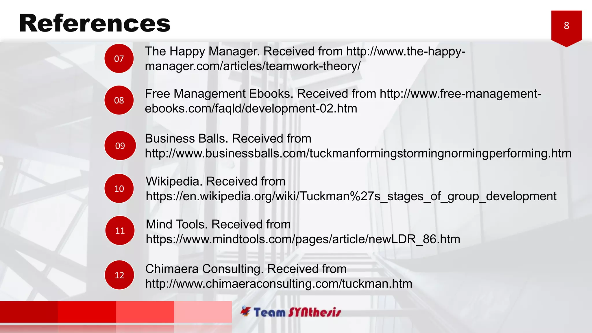 Tuckman's group development (Storming) | PPTX