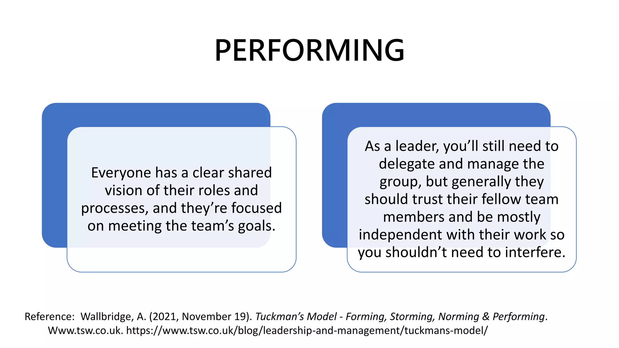 Tuckman's Model - FORMING, STORMING, NORMING & PERFORMING | PPTX