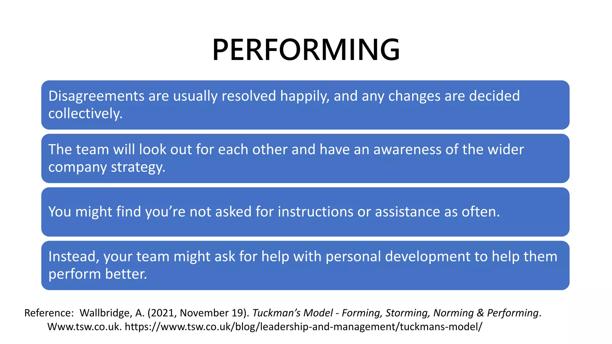 Tuckman's Model - FORMING, STORMING, NORMING & PERFORMING | PPTX