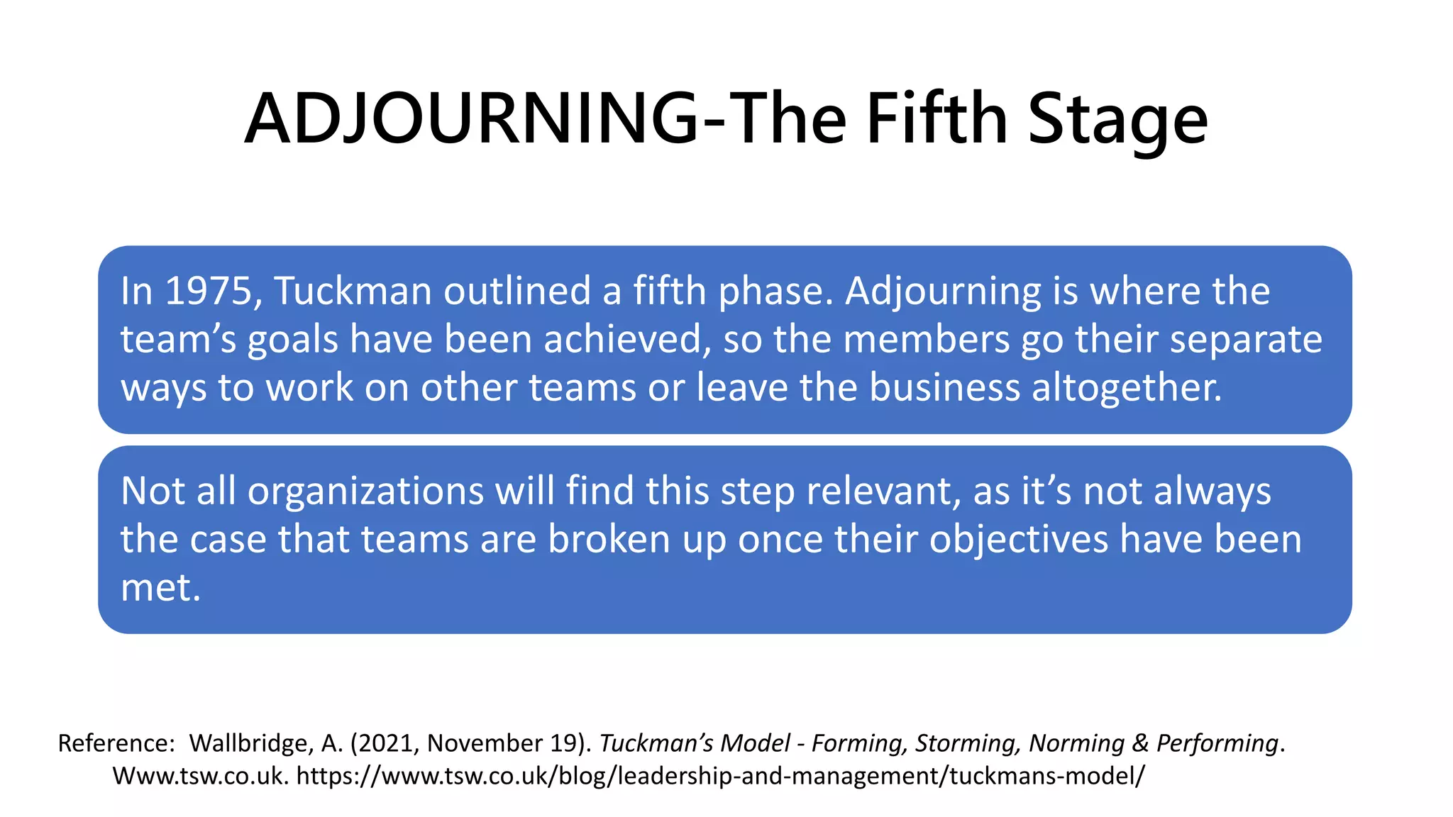 Tuckman's Model - FORMING, STORMING, NORMING & PERFORMING | PPTX