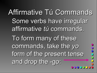 Tu commands | PPT