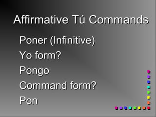 Tu commands | PPT