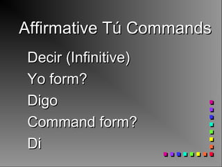 Tu commands | PPT