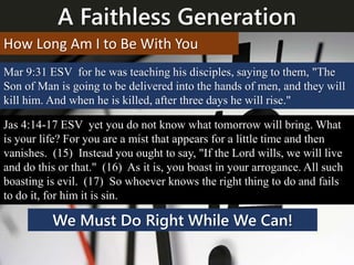 M2014 s70 faithless and twisted generation 9 7-14 sermon | PPT