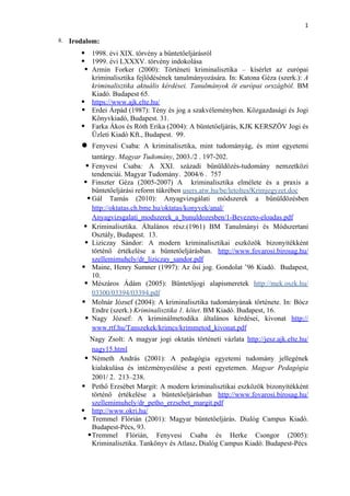 Molnár Beáta: Tudomány a bűnüldözésben | PDF