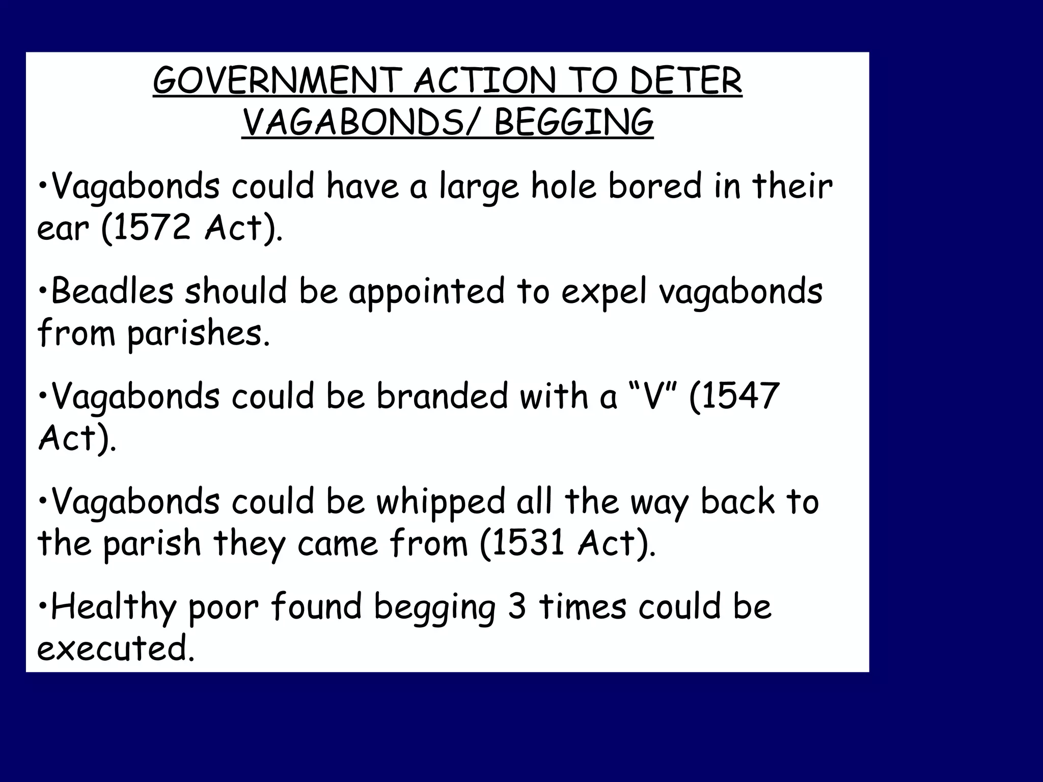Tudor Poor Extra Slides | PPT