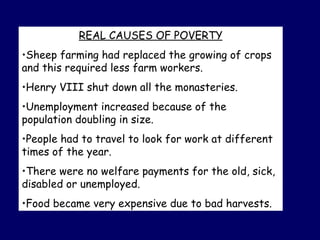 Tudor Poor Extra Slides | PPT