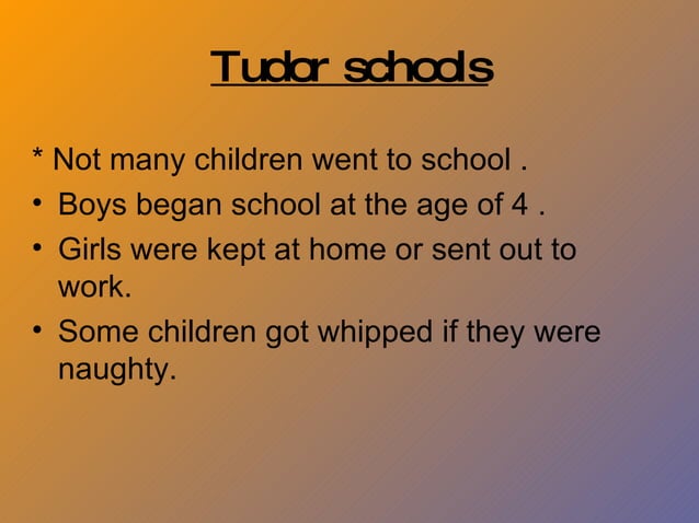 Tudor Powerpoint | PPT