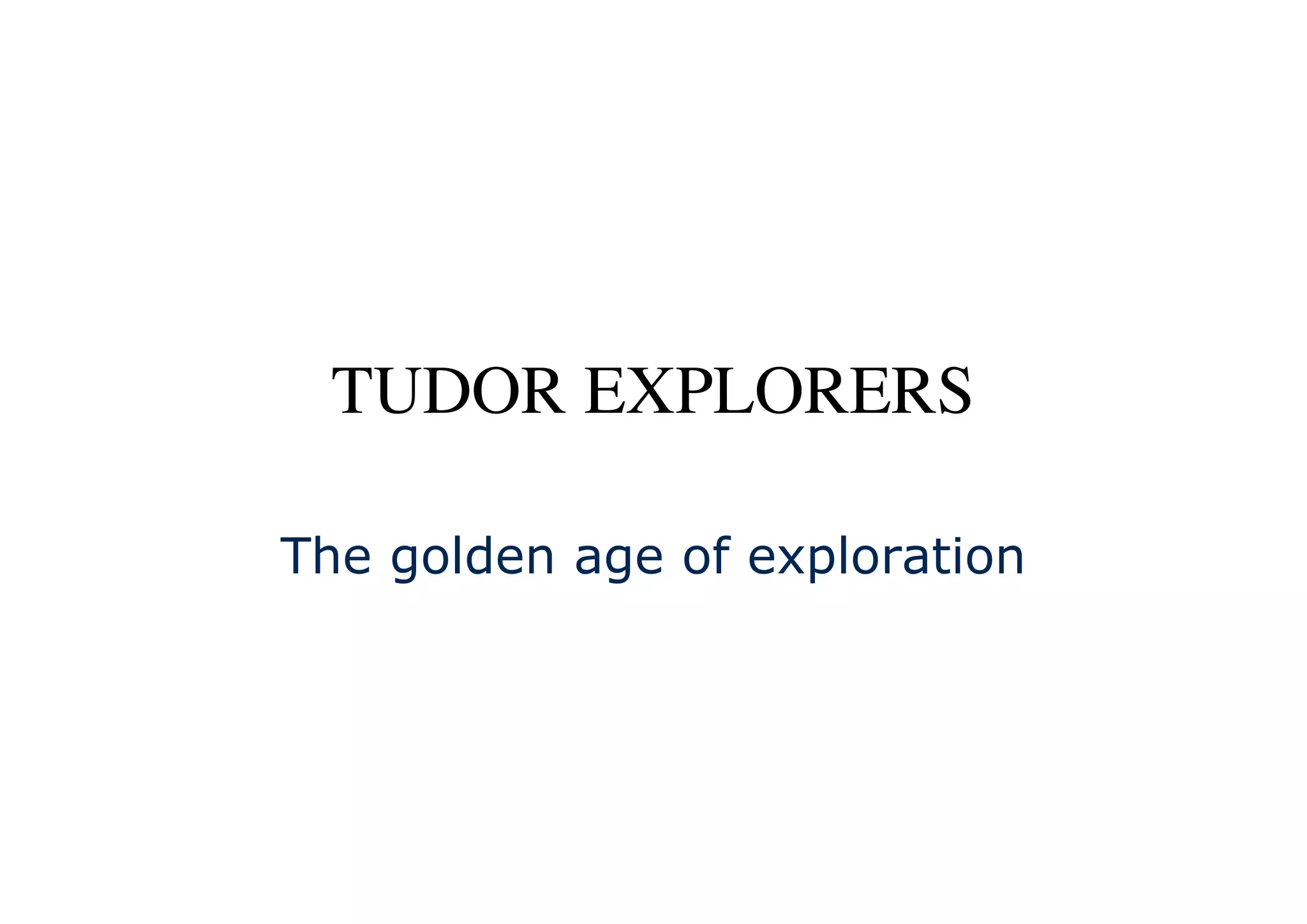 Tudor explorers | PDF