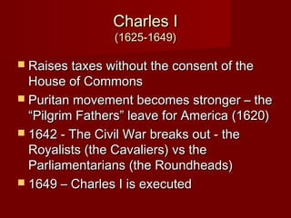 Britain in the 16th and 17th century | PPT