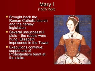 Britain in the 16th and 17th century | PPT