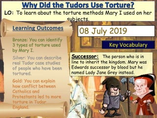 Tudor torture | PPTX