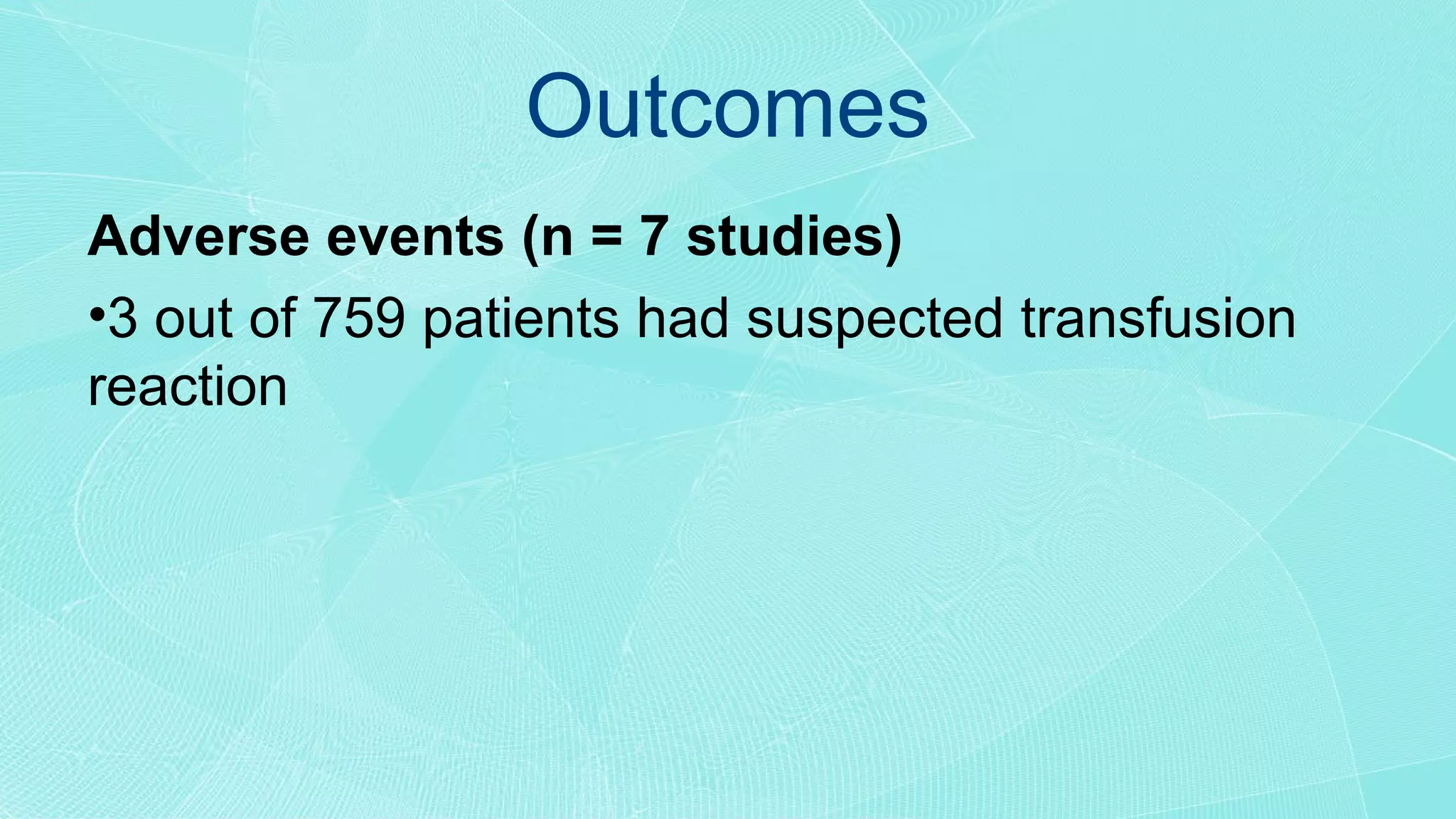 Blood and plasma: learning from the pre-hospital setting | PPT