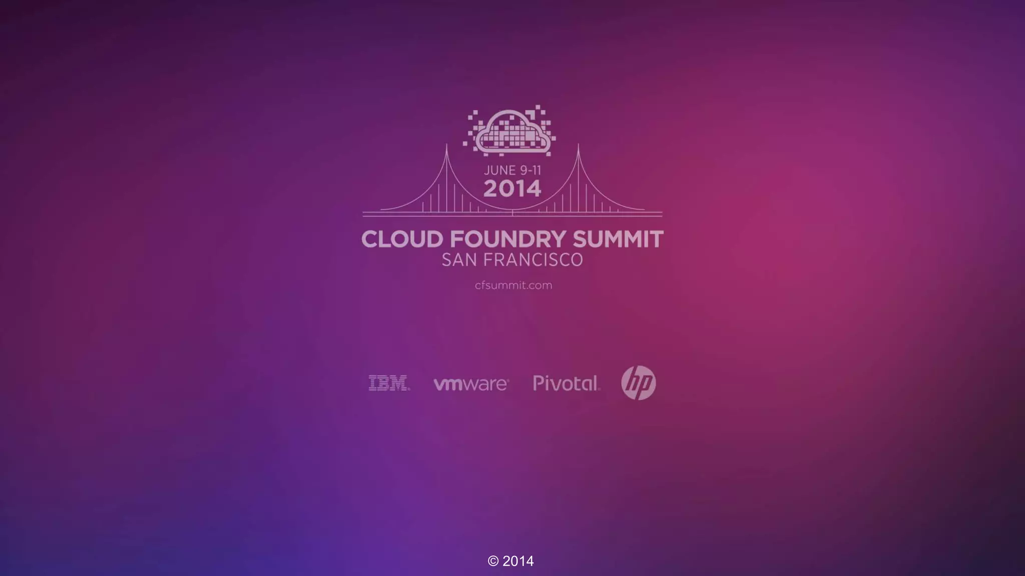 Why Open Application Platforms Matter to Enterprise Developers (Cloud Foundry Summit 2014) | PPT