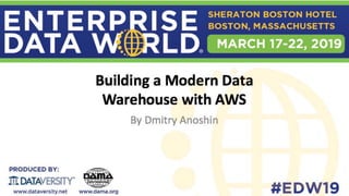 Building Modern Data Platform with AWS | PPT