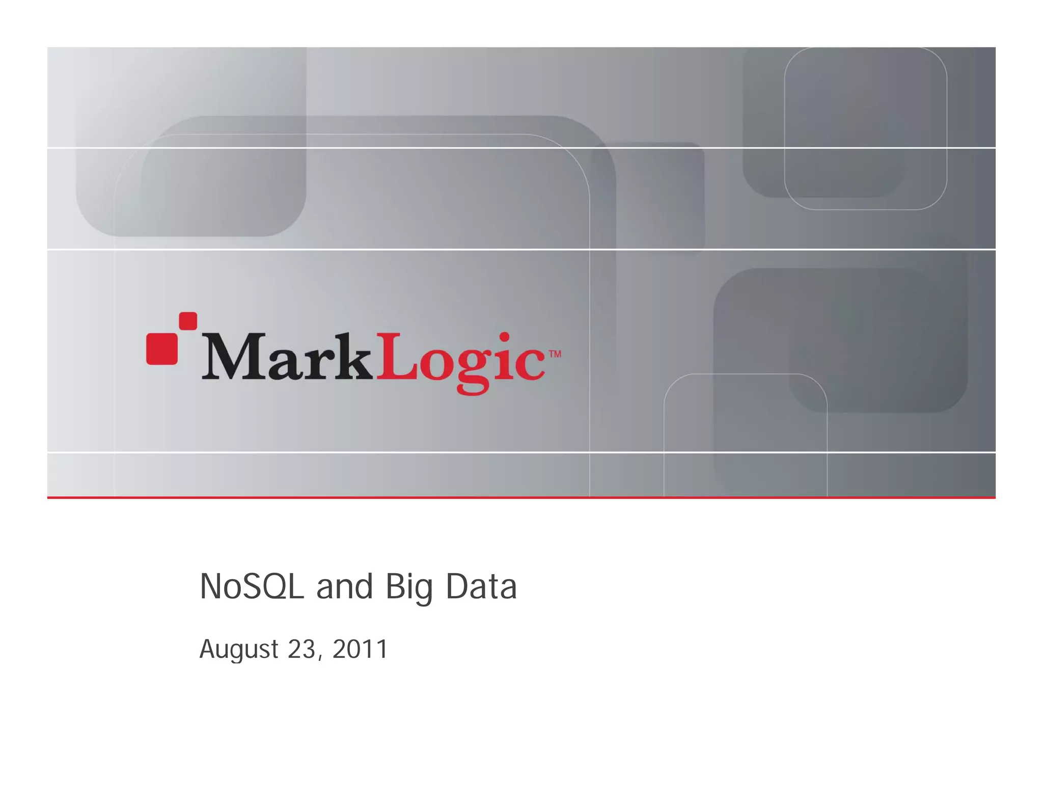 NoSQL and Big Data – Unlocking the Power of Unstructured Information | PDF | Databases ...