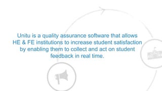 Increasing student satisfaction by closing the feedback loop | PPTX