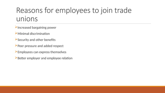TU(ER).pptx trade union , industrial relations | PPT