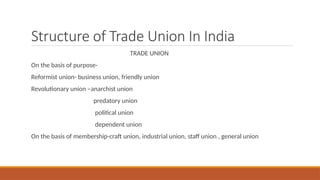 TU(ER).pptx trade union , industrial relations | PPTX