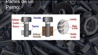 Tuercas_y_tornillos[1].pptx Utilizado en dibujo industrial o técnico | PPTX