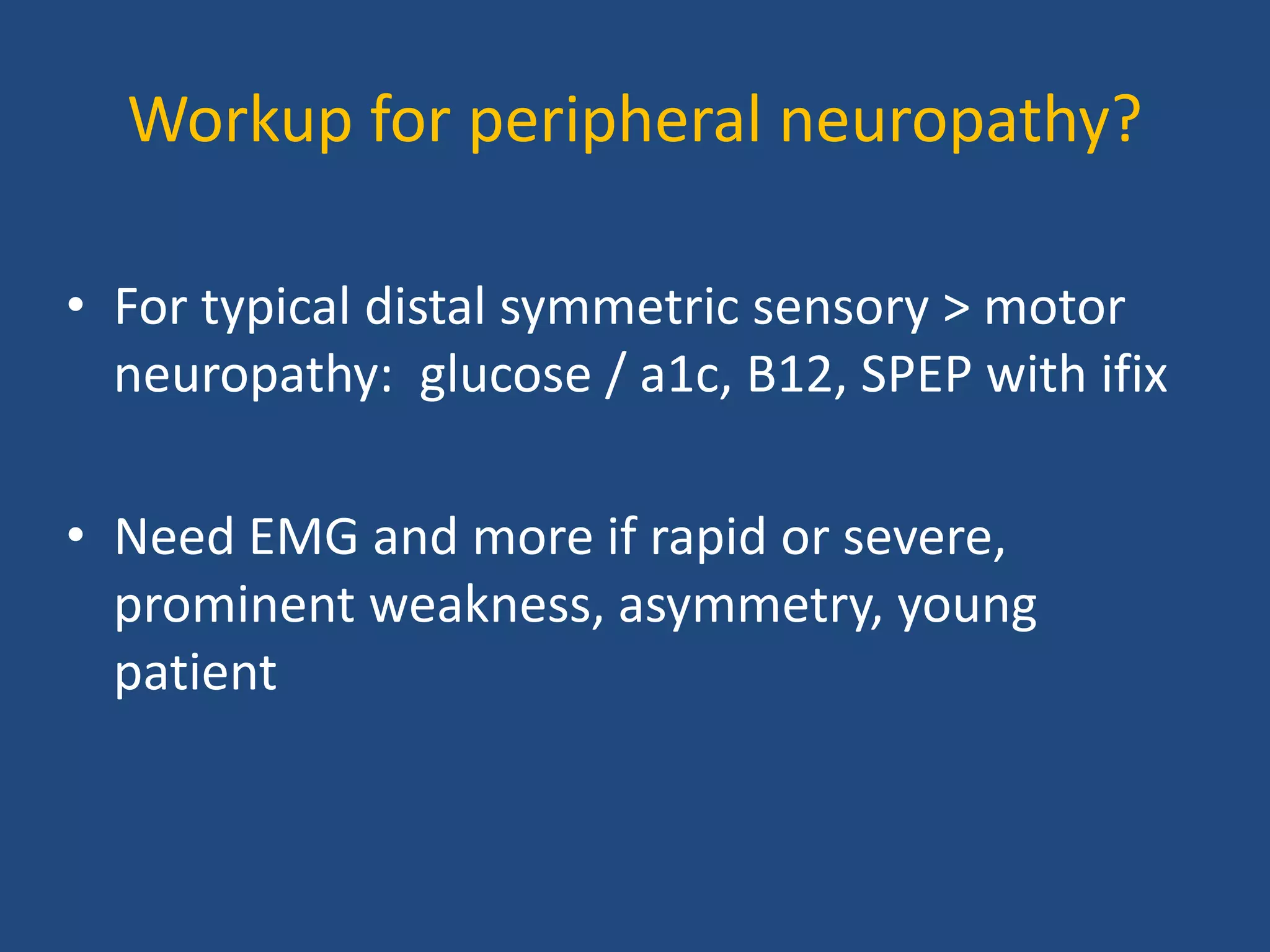 Tues 10 20 peripheral nerve disorders- a practical overview | PPTX ...
