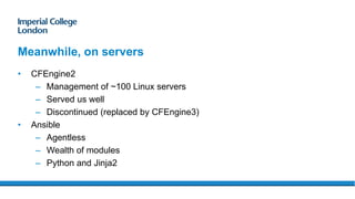 Evolution of network automation at Imperial College London | PPTX