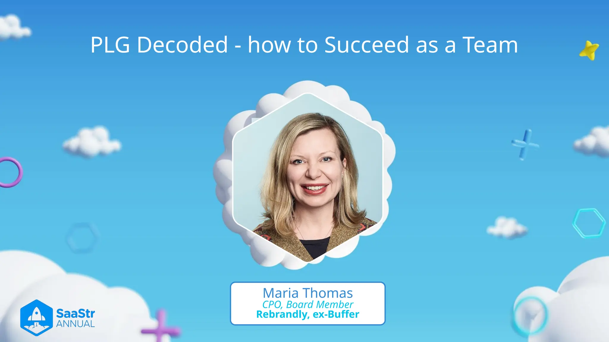 SaaStr Annual 2024: PLG Decoded: Blueprint for Leading a PLG Effort in a SaaS Company with ...