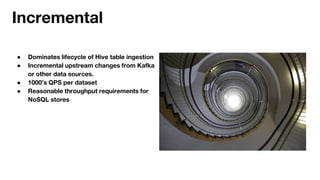 HBase Global Indexing to support large-scale data ingestion at Uber | PPT