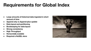 HBase Global Indexing to support large-scale data ingestion at Uber | PPT