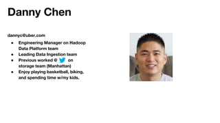 HBase Global Indexing to support large-scale data ingestion at Uber | PPTX