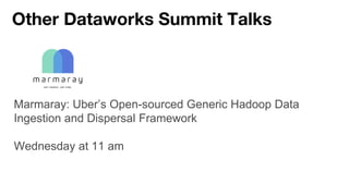 HBase Global Indexing to support large-scale data ingestion at Uber | PPT